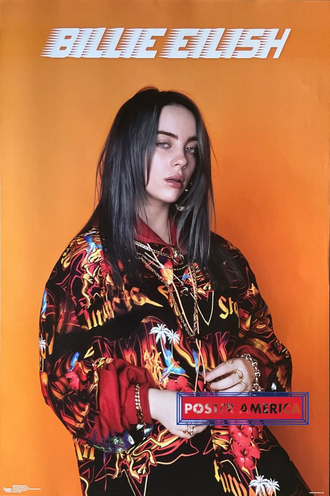 Billie Eilish Music Poster 24 x 36 – PosterAmerica