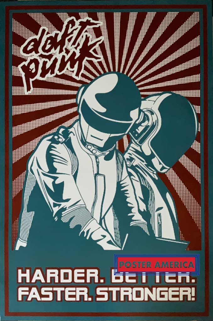 Daft Punk Harder. Better. Faster. Stronger! Poster 24 x 36 – PosterAmerica