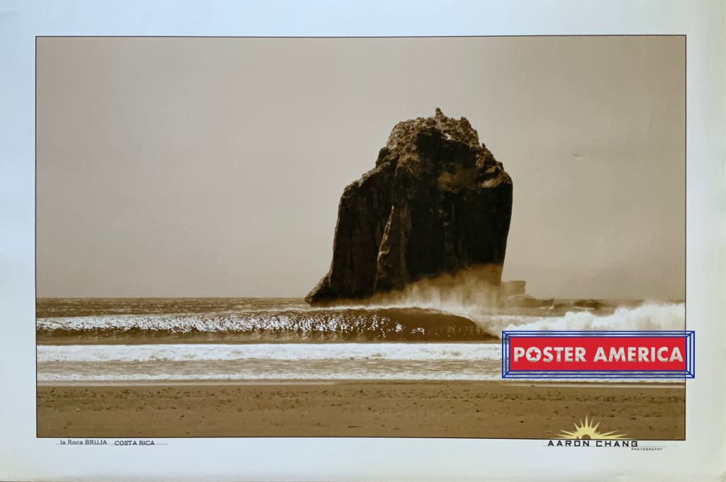 Aaron Chang Witch's Rock La Roca Bruja Costa Rica Surfing Poster 24 x ...