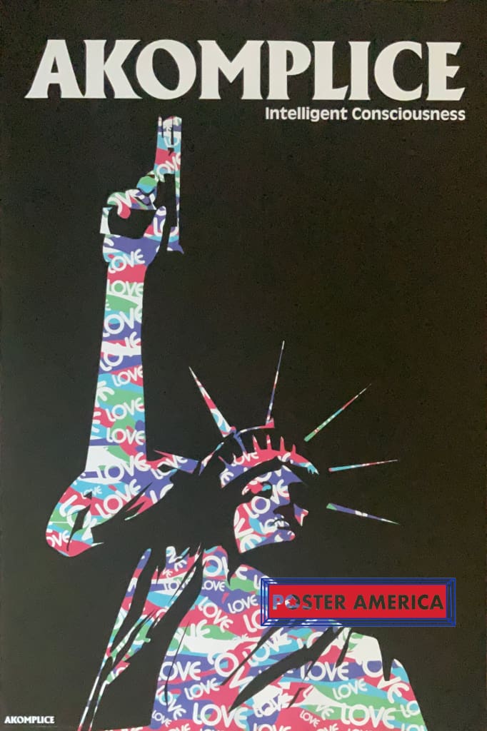 Akomplice Intelligent Consciousness Art Poster 24 x 36 – PosterAmerica