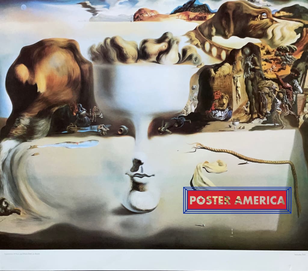 Apparition of Face and Fruit-Dish on Beach by Salvador Dali Art Print ...