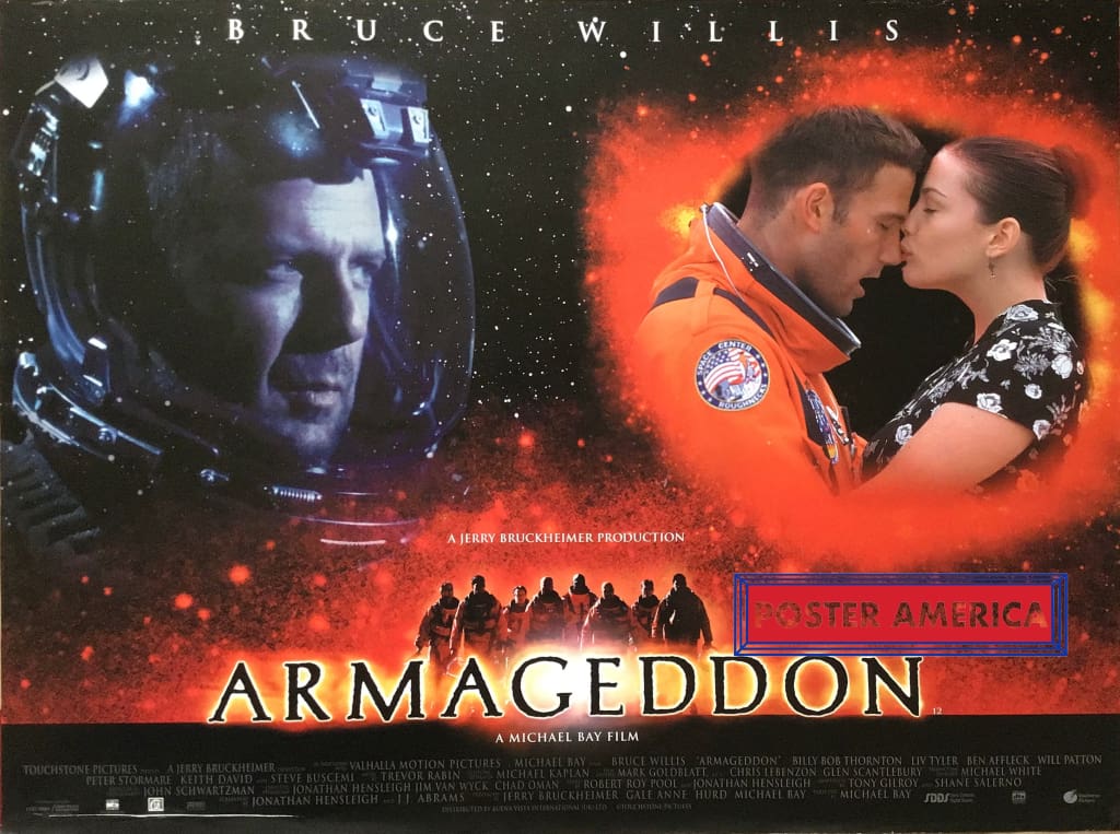 Armageddon Vintage Double Sided Horizontal One-Sheet Movie Poster 30 x ...