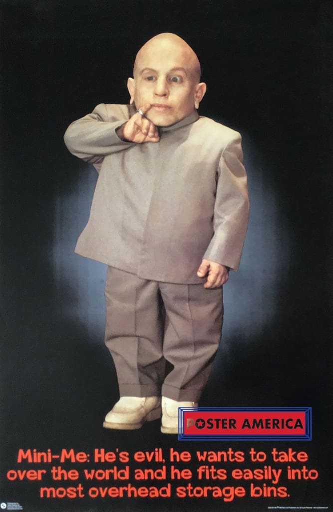 Austin Powers Mini-Me Mike Myers Poster 23 x 35 – PosterAmerica