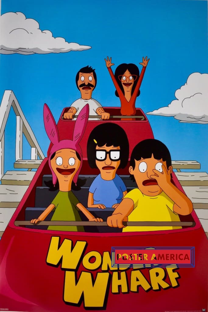 Bobs Burgers Wonder Wharf Roller Coaster Poster – PosterAmerica