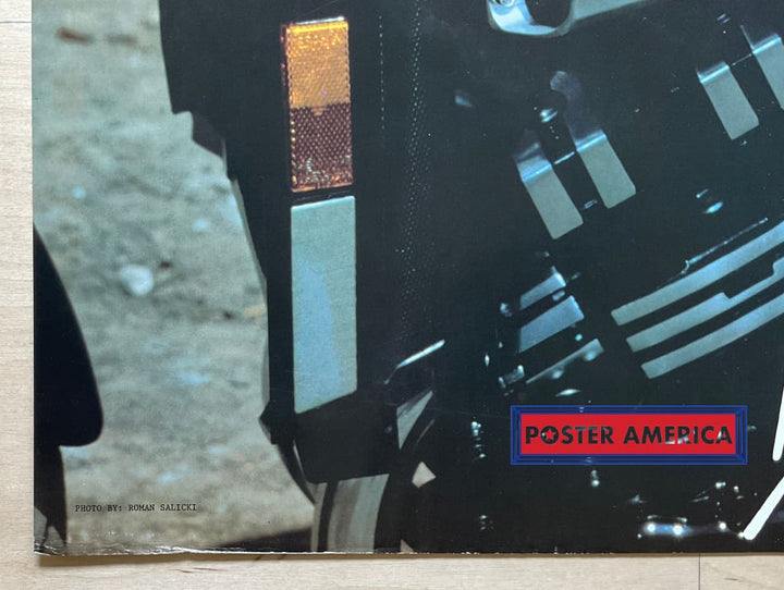 Brandon Lee Sitting on a Motorcycle Vintage Celebrity Poster 23 x 32 ...