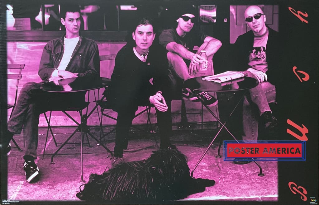 Bush British Grunge Rock Band Vintage 1996 22 x 34 – PosterAmerica