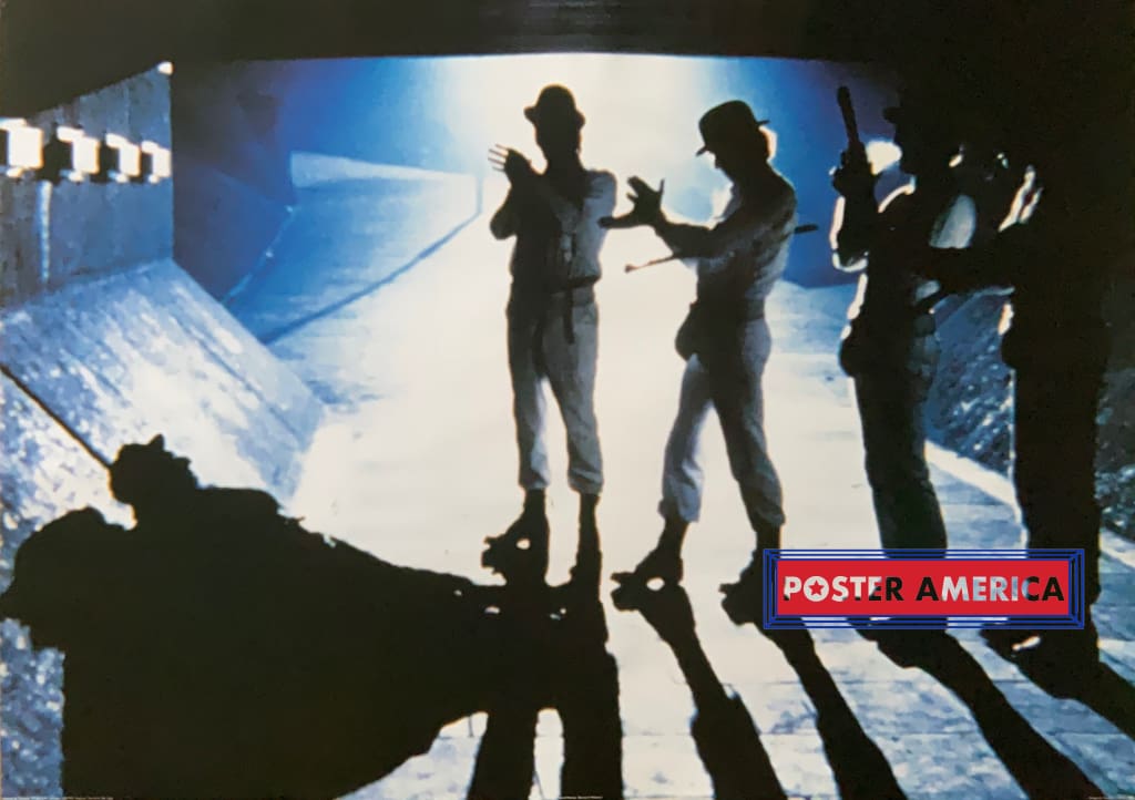 Clockwork Orange Alex and His Droogs Bridge Scene Vintage Poster 24 x ...