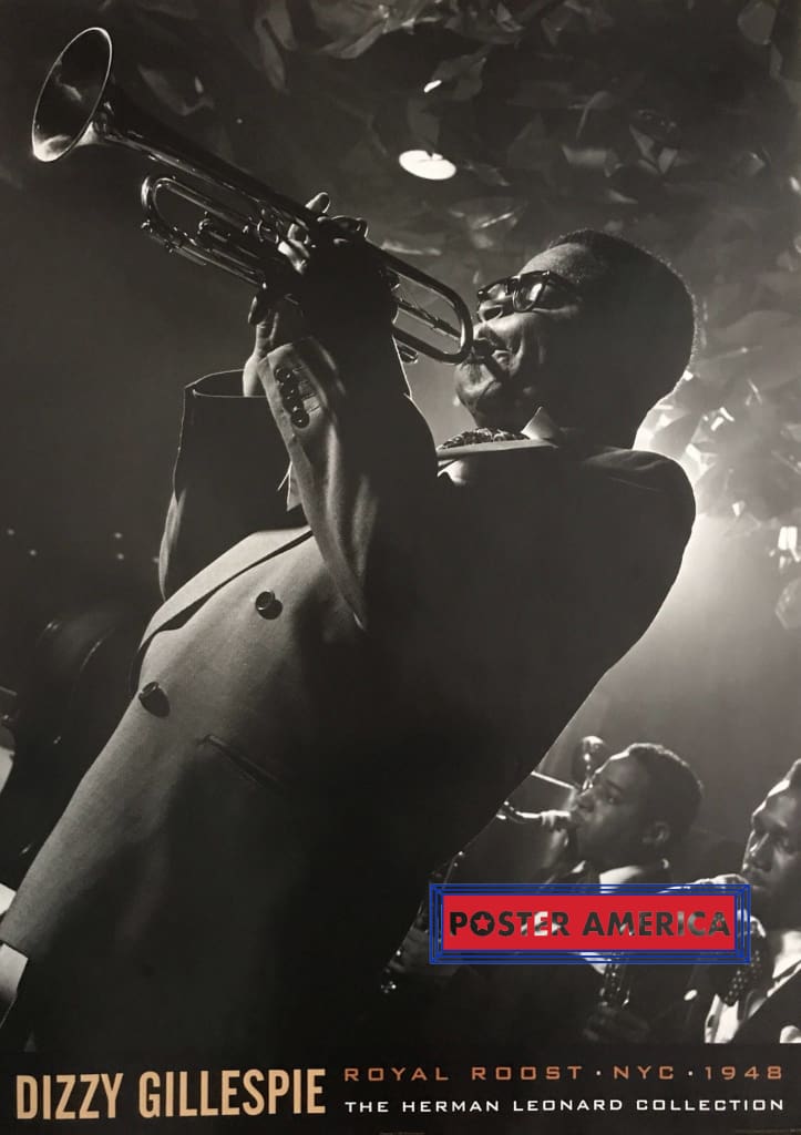 Dizzy Gillespie Royal Roost 1948 NYC 1999 Vintage UK Import Poster 24 ...