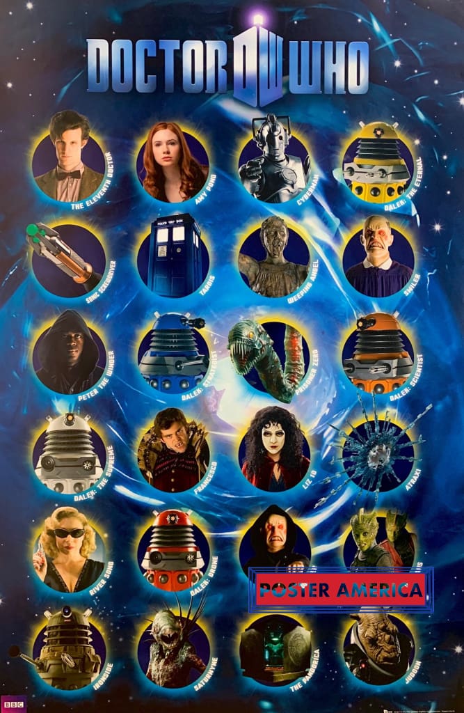 Doctor Who Full Cast Collage Poster 24 x 36 – PosterAmerica