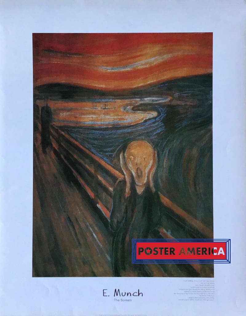 Edvard Munch The Scream Art Print 22 x 28 – PosterAmerica