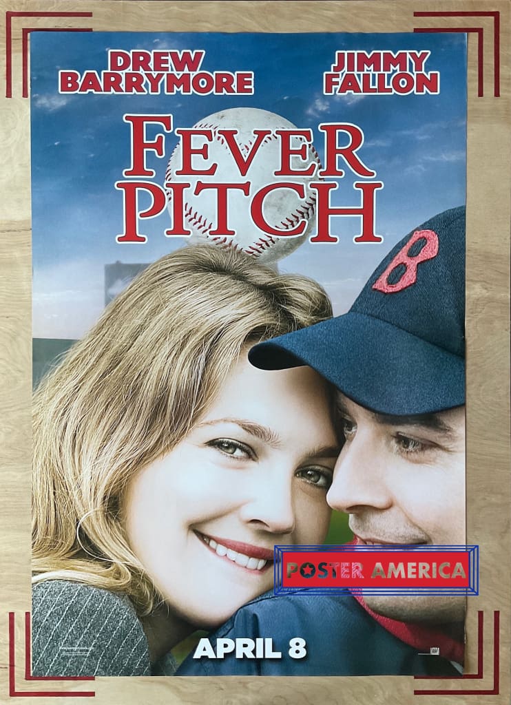 Fever Pitch Starring Drew Barrymore & Jimmy Fallon Original Advance 27 ...