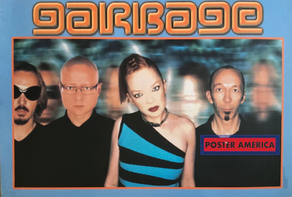 Garbage Rock Band Vintage 1999 German Import Poster 23.5 x 35 ...