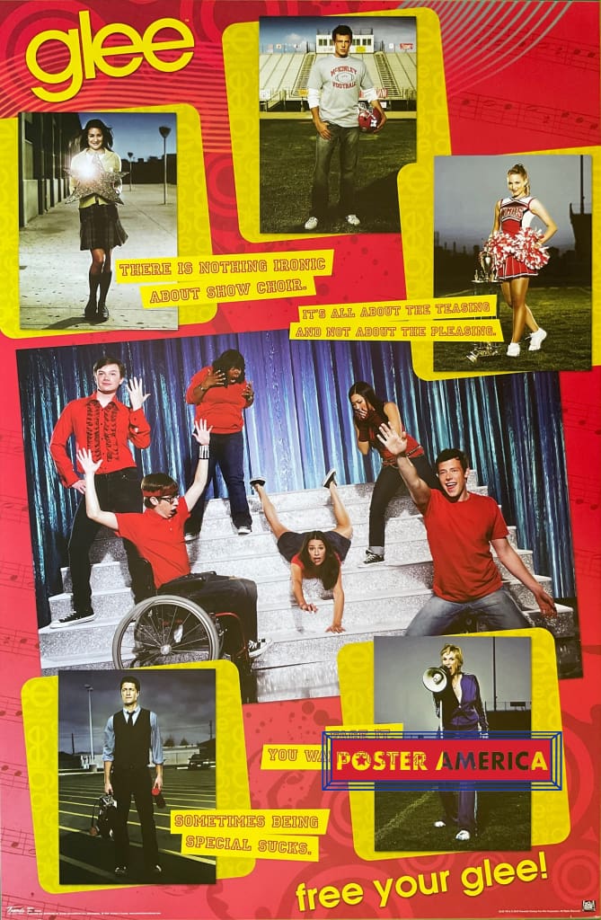Glee Character Collage T.V. Poster 22.5 x 34 – PosterAmerica