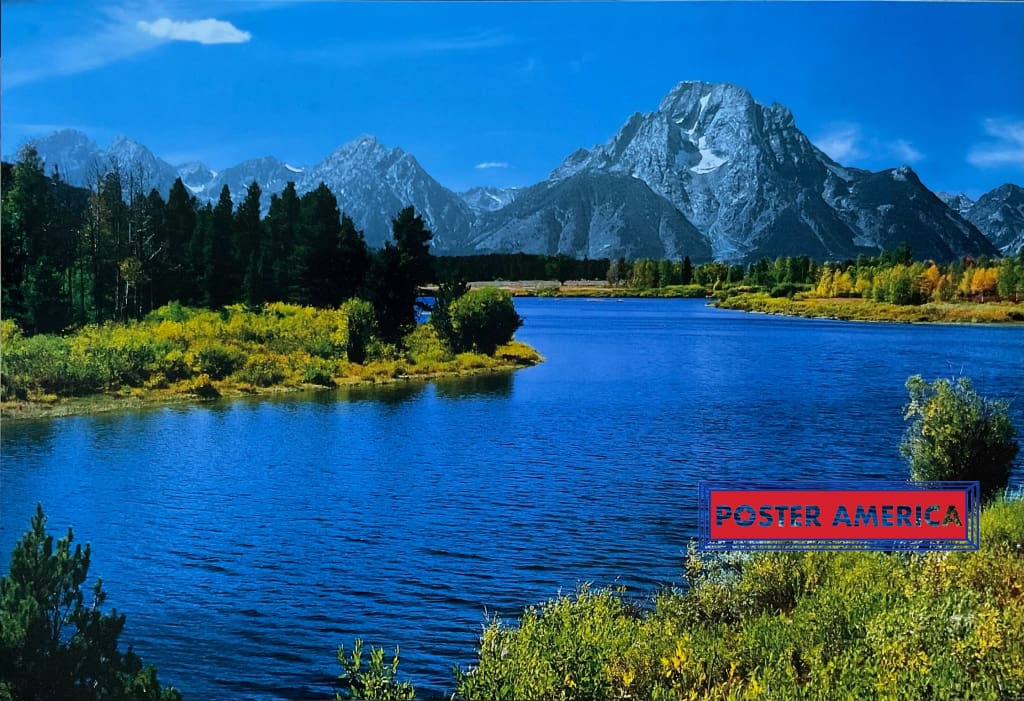 Grand Teton National Park Mount Moran Poster 24 x 35 – PosterAmerica