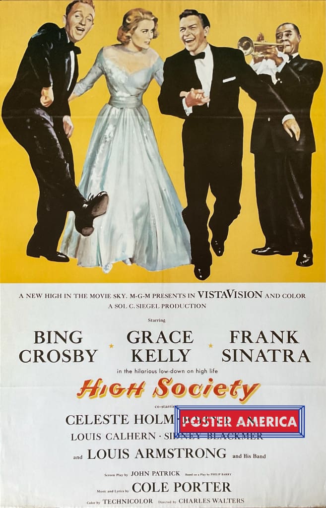 High Society Vintage Reproduction Movie Poster 22.6 x 35 – PosterAmerica
