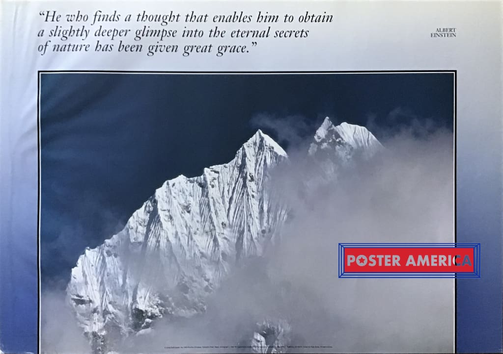 Himalaya Albert Einstein Inspirational Quote Poster 24 x 33.5 ...