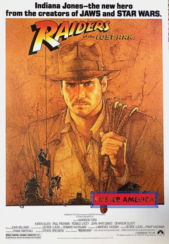 Indiana Jones One Sheet Poster 27 x 40 – PosterAmerica