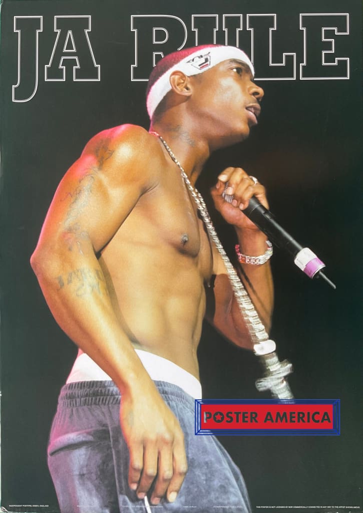 Ja Rule Vintage UK Import Rap Music Poster 24 x 34 – PosterAmerica