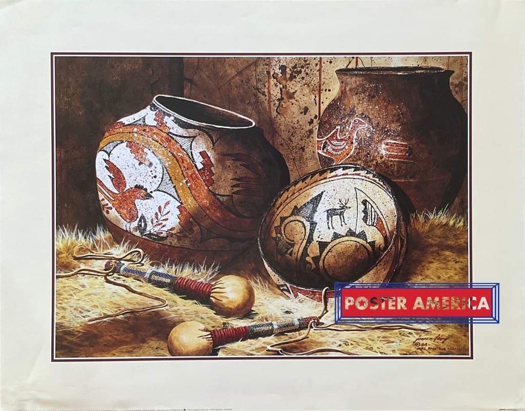 James M. Haney Jars, Bow and Beaters Vintage Art Print 22 x 28 ...