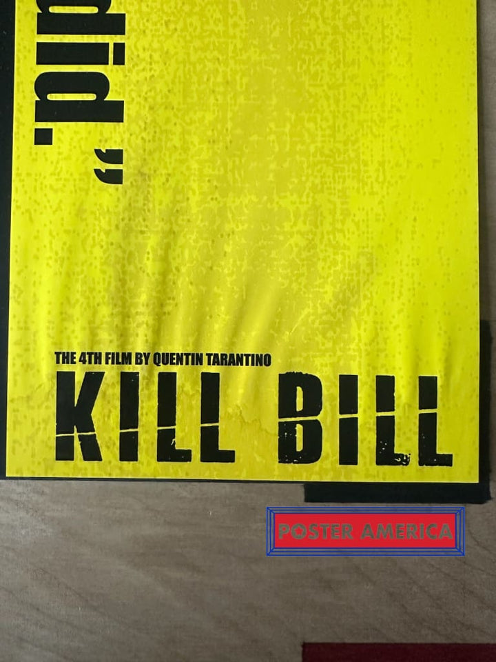 Kill Bill Vol.1 The Bride vs. The Crazy 88’s Poster 24 x 33.25 ...