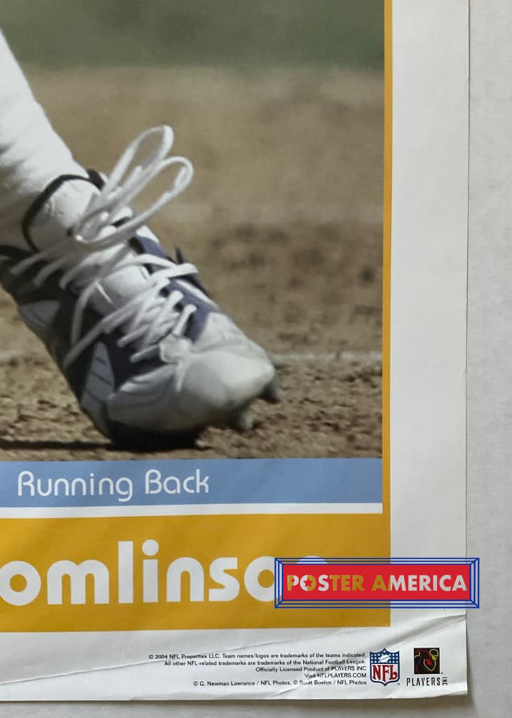 LaDainian Tomlinson San Diego Chargers 2004 Official NFL Poster 22.5 x ...