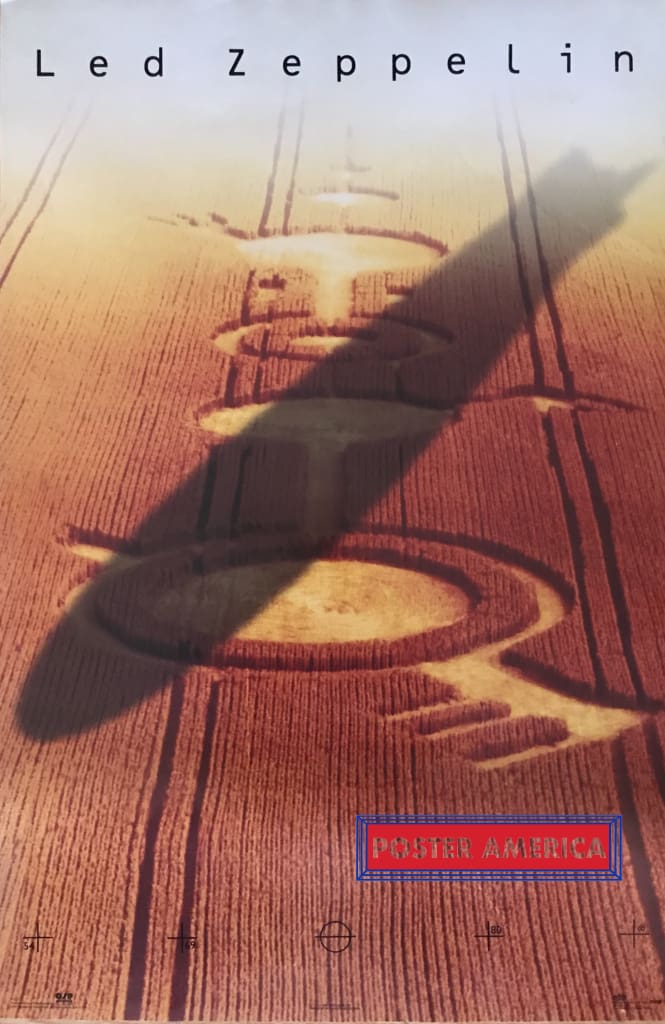 Led Zeppelin Crop Circles Vintage Poster 1980 23 x 35 – PosterAmerica