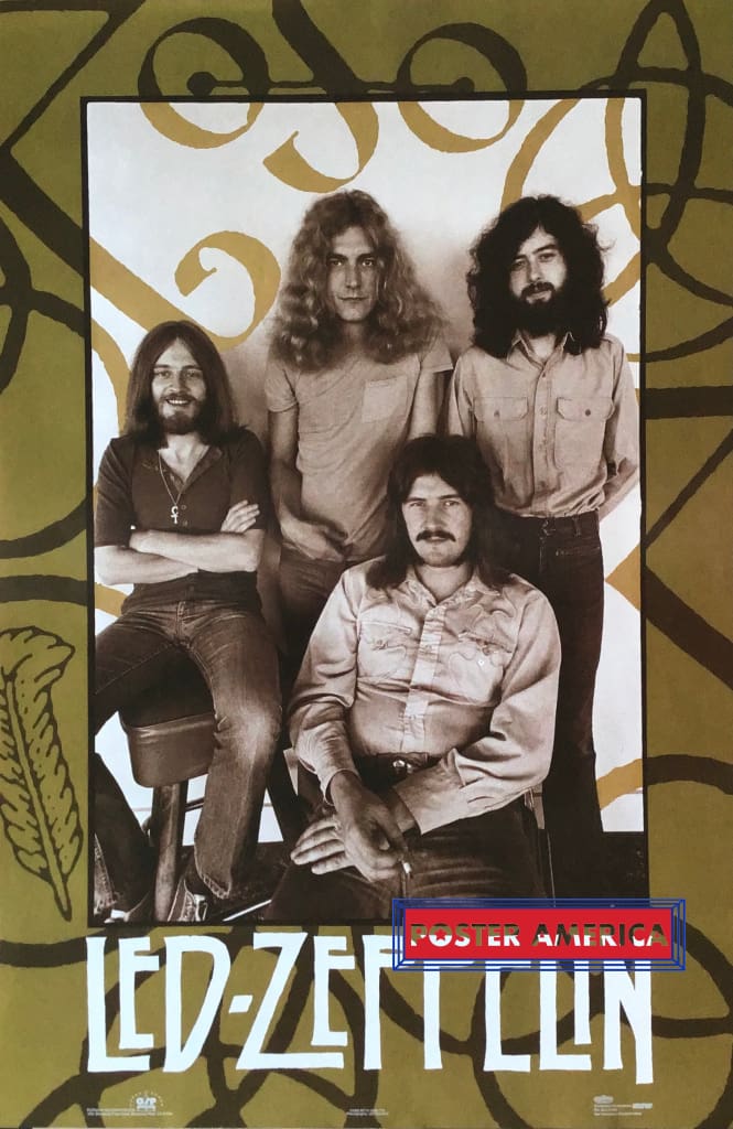 Led Zeppelin Group Shot Poster 23 x 35 – PosterAmerica