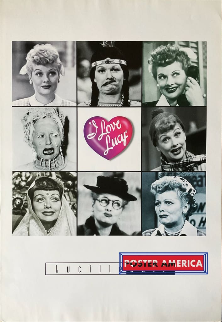 Lucille Ball I Love Lucy Vintage College Poster 24 x 35 – PosterAmerica