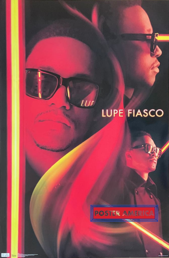 Lupe Fiasco “Neon” 2011 Poster 22.5 x 34 – PosterAmerica