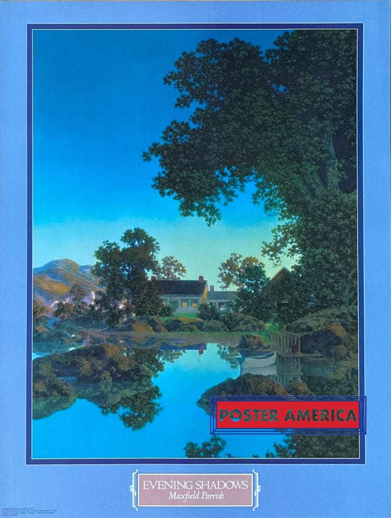 Maxfield Parrish Evening Shadows Vintage Art Poster 19 x 25 – PosterAmerica
