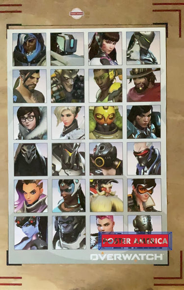 Overwatch Game Character Collage Poster 24 x 35.25 – PosterAmerica