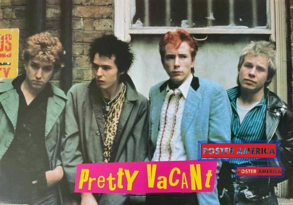 Pretty Vacant Song By The Sex Pistols Vintage Poster 23.5 x 34 ...