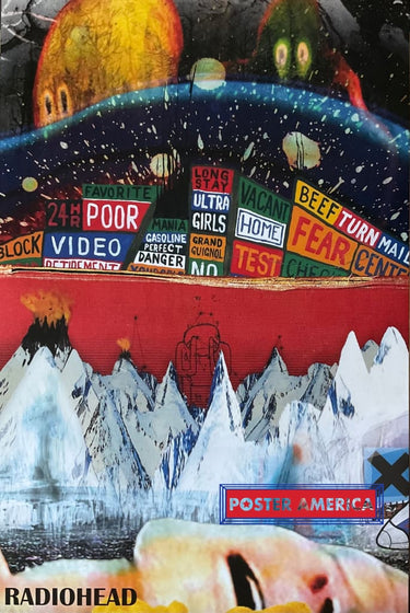 Radiohead Album Cover Mashup Collage Style Poster 24 x 36 – PosterAmerica