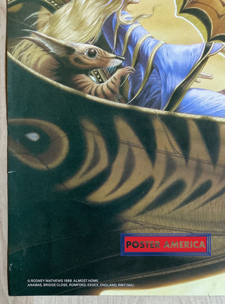 Rodney Mathews Almost Home Vintage 1988 UK Import Art Poster 24 x 35 ...