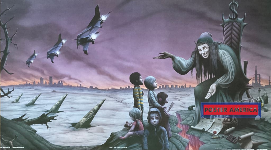 Rodney Matthews The Eleventh Hour Vintage 1983 Poster 20 x 35 ...