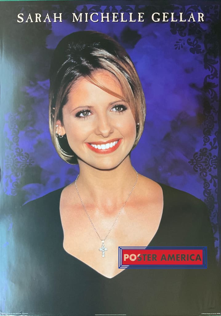 Sarah Michelle Gellar Closeup Vintage Celebrity Poster 24 x 34 ...