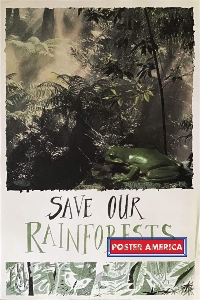 Save Our Rainforests Poster 23.5 x 35 – PosterAmerica