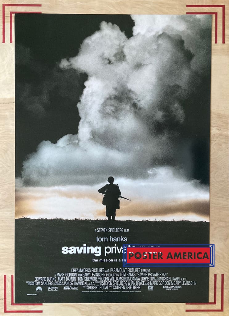 Saving Private Ryan Original Double Sided One Sheet Poster 27 x 40 ...