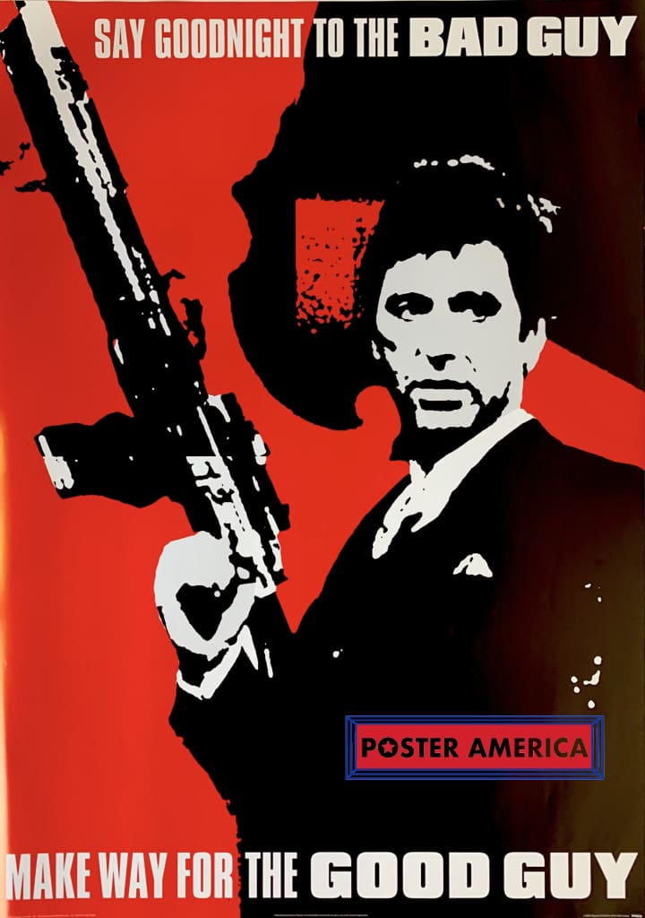 Scarface Say Hello To My Little Friend Poster