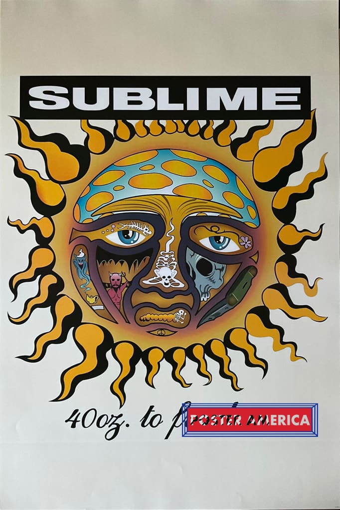 Sublime 40 oz. To Freedom Poster 24 x 36 – PosterAmerica
