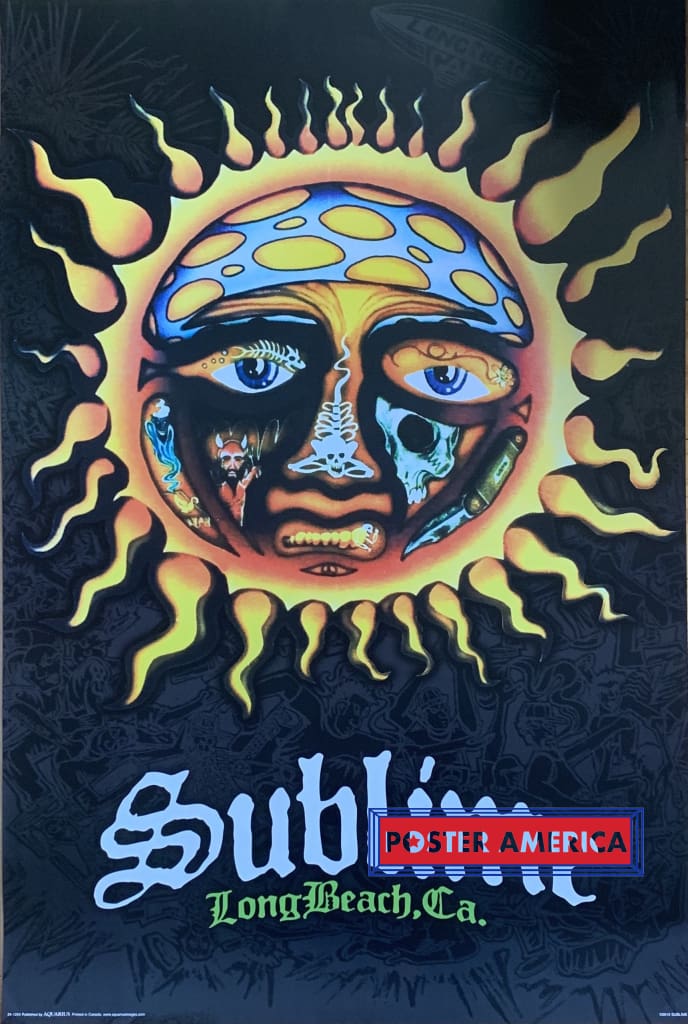 Sublime Long Beach CA Poster 24 X 36 – PosterAmerica