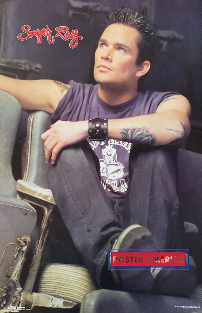 Sugar Ray Lead Singer Mark McGrath Vintage 2002 Portrait Poster 22.5 x ...