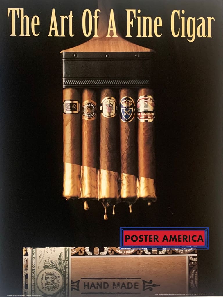 The Art Of A Fine Cigar Poster 18 x 24 – PosterAmerica