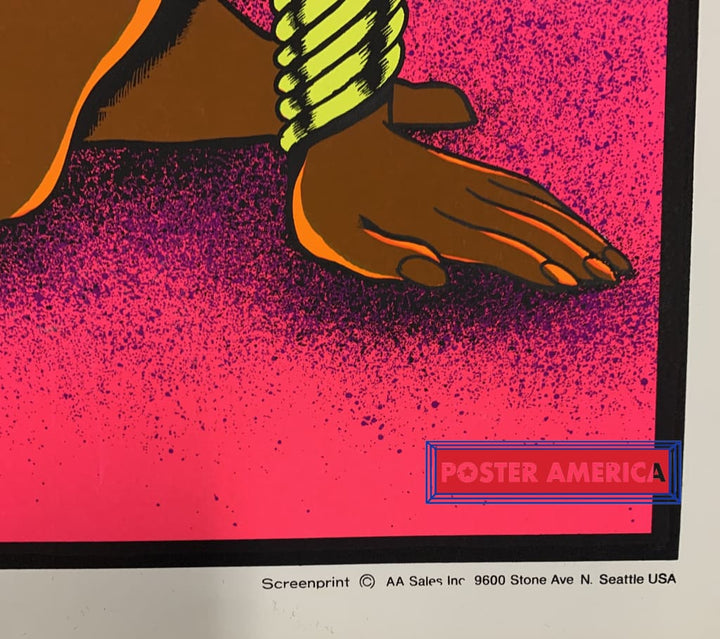 The Conqueror Original Vintage 1970s Black Light Poster 23 x 35 ...