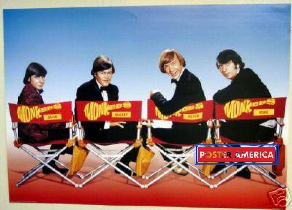 The Monkees Director Chairs Original 1990"s Poster 23 x 35 – PosterAmerica