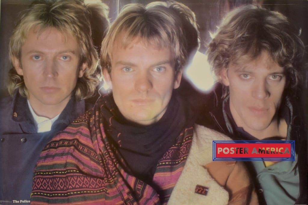 The Police Rare Vintage original 1983 Band Poster 23 x 35 – PosterAmerica