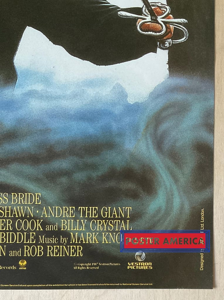 The Princess Bride UK Import One-Sheet Reproduction Movie Poster 27.5 ...