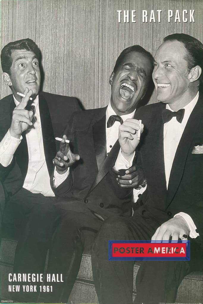 The Rat Pack Carnegie Hall New York 1961 U.K. Import Poster 24 x 36 ...