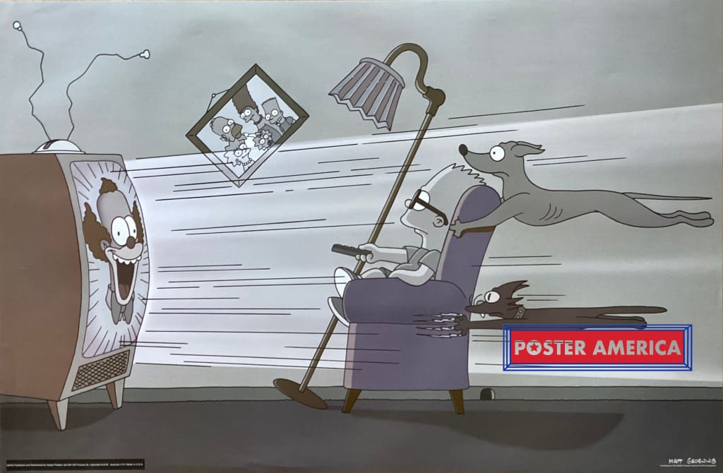 The Simpsons Matt Groening Artwork Poster 23 x 35 – PosterAmerica