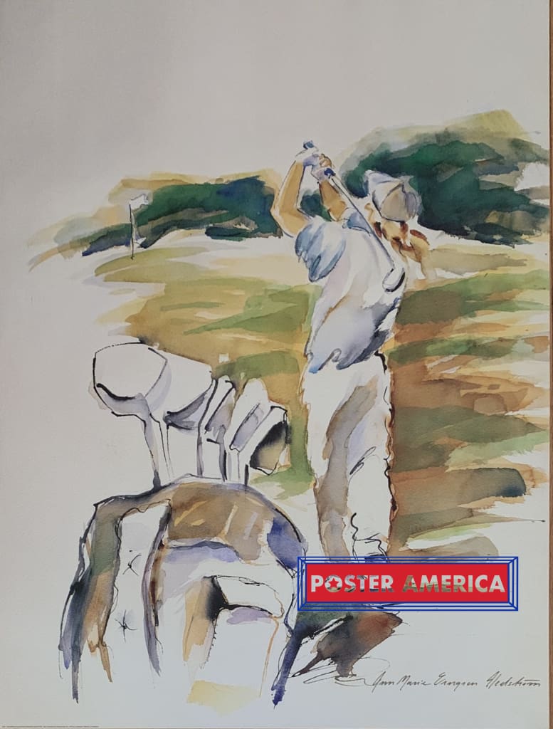 The Swing By Ann-Marie Erngren-Hedstrom Vintage Poster 1997 23.5 X 31 ...